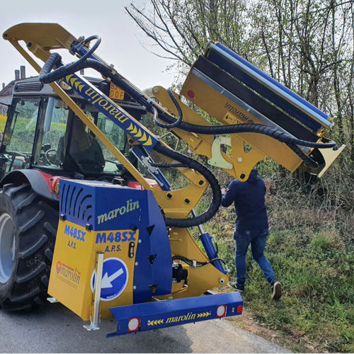 Tractor-mounted reach mower - M48SX APS - MAROLIN DECESPUGLIATRICI ...