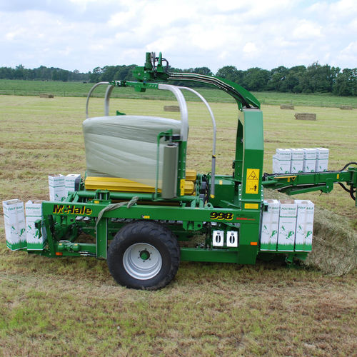 In-line bale wrapper - 998 - McHale Engineering Ltd. - square