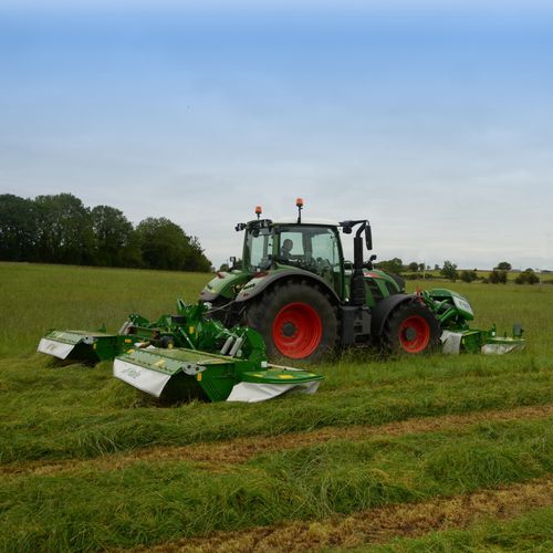Mounted mower - B9000 - McHale Engineering Ltd. - disc / folding / with ...