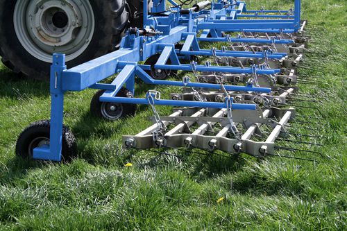 Spring tine harrow - MBC series - P.P.H. MANDAM Sp. z o.o. - folding