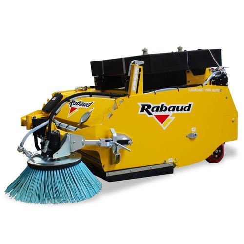 Forklift mounted sweeper - TURBONET 1500 AUTONOME - RABAUD - barn ...