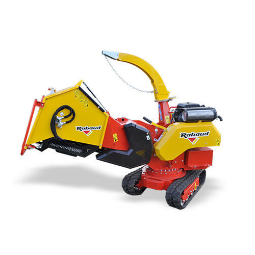 Self-propelled wood chipper - VEGETOR 110 C - RABAUD - with combustion ...