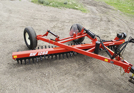 Rock rake - RW1200 - Rite Way Mfg. Co. Ltd. - side delivery