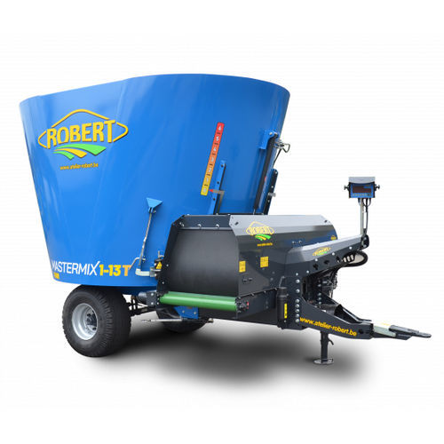 Vertical mixing wagon - MASTERMIX 1T - ROBERT - towed / front discharge ...
