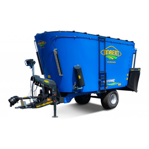 Vertical mixing wagon - MASTERMIX 2P - ROBERT - towed / side discharge ...
