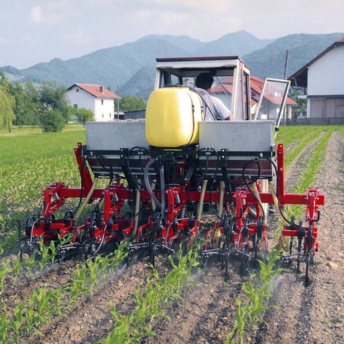 Mounted row crop cultivator - OK-4 - TEHNOS d.o.o. - fixed / spring tine