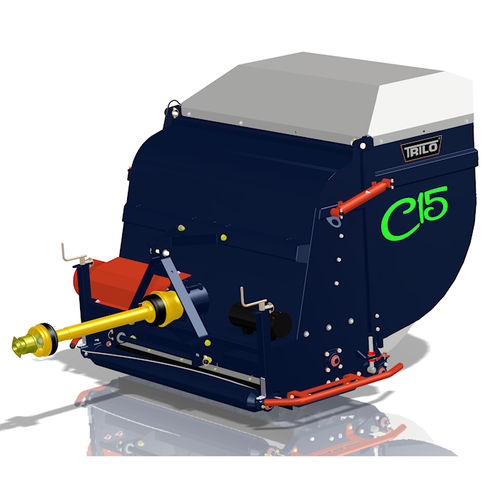 Mounted mower - C15 - TRILO Vanmac bv - flail / PTO-driven