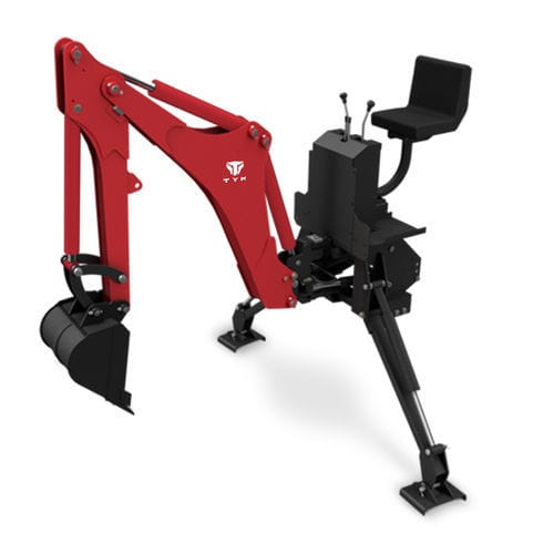 Tractor backhoe - BY85 - TYM-Tractors - hydraulic