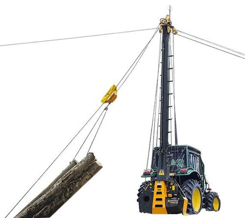 Forestry hoist carriage - COBRA - Uniforest d.o.o. - for cable transport