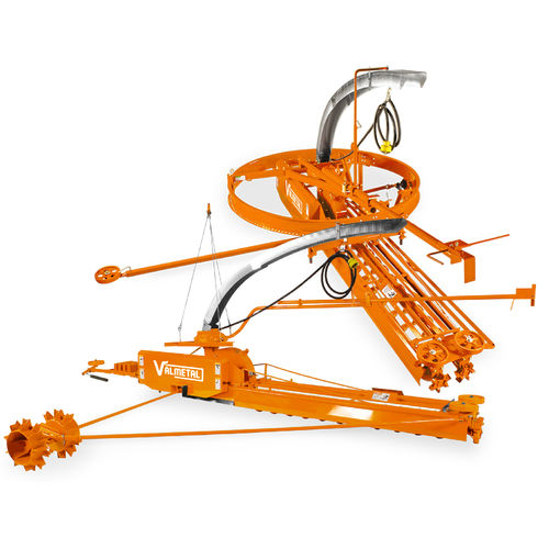 Silo unloader - POW’R RING - Valmetal - with wheels