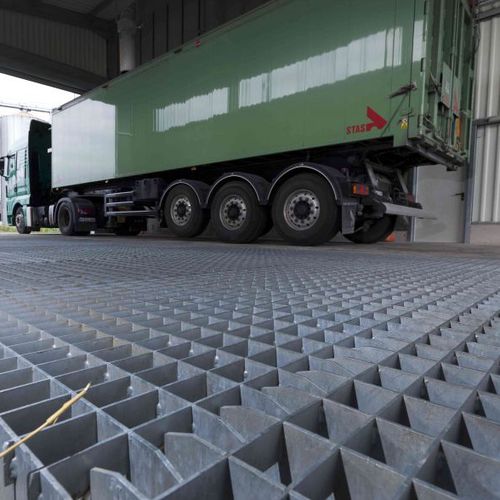 Unloading receiving hopper - Zuther GmbH