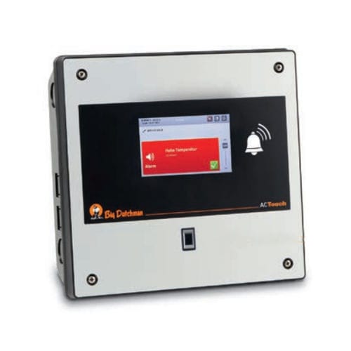 Poultry house monitoring system - AC Touch - Big Dutchman - temperature ...