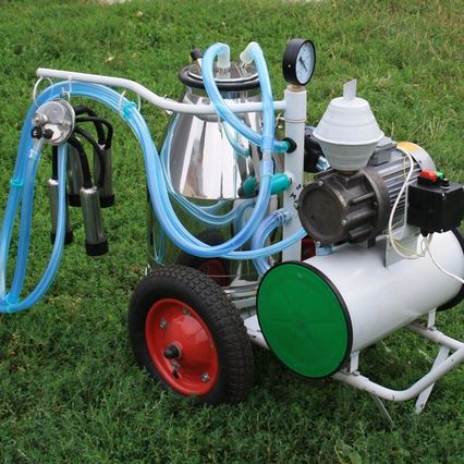 Cow milking unit - Bratslav A.L.C. - 4 teeth / electric / mobile
