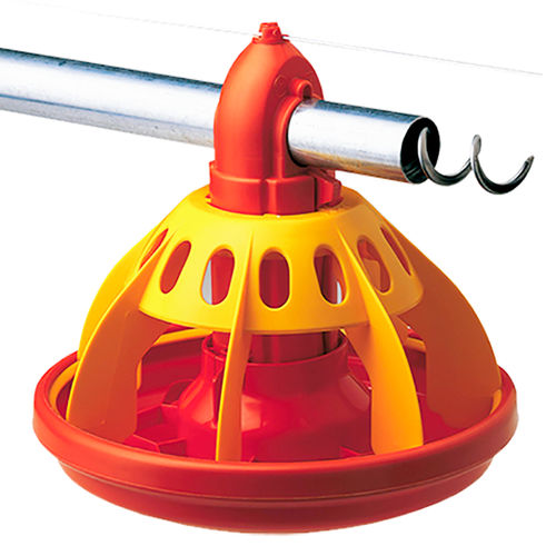 Poultry pan feeder - PLATO - EXAFAN - plastic / multi-access / circular