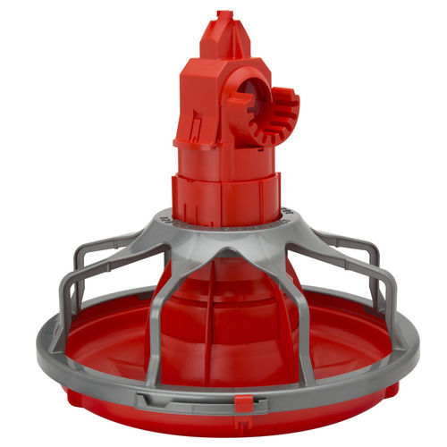 Poultry pan feeder - HS8010 series - Hog Slat - plastic / multi-access