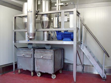 Cyclone dust collector - Innovatec Hatchery Automation - for hatchery