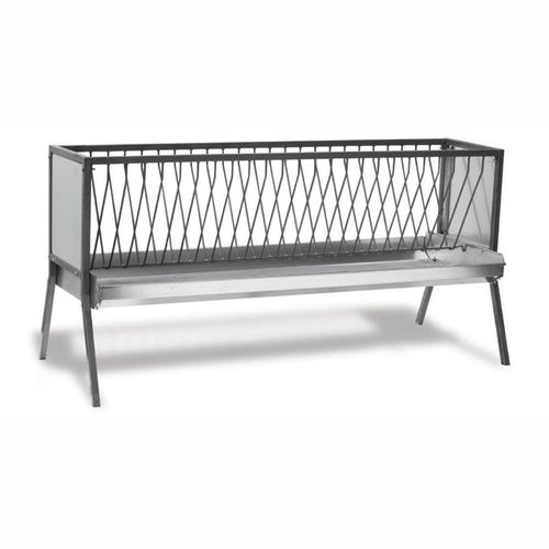 Sheep hay rack - MILKPLAN S.A. - galvanized steel / multi-access
