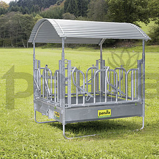 Cattle hay rack - 303570 - PATURA KG - steel / multi-access / floor-mounted