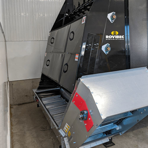 Stationary straw blower - GREENBOX - Rovibec Agrisolusions - bedding