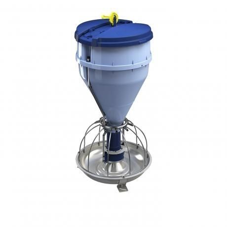 Pig pan feeder - Blu'Hox 120 - ROXELL bvba - metal / single access