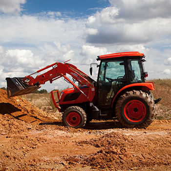 Compact tractor front loader - KL6010 - Kioti Tractor