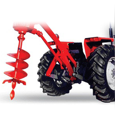 Tractor-mounted post hole auger - PHD Series - Mahindra