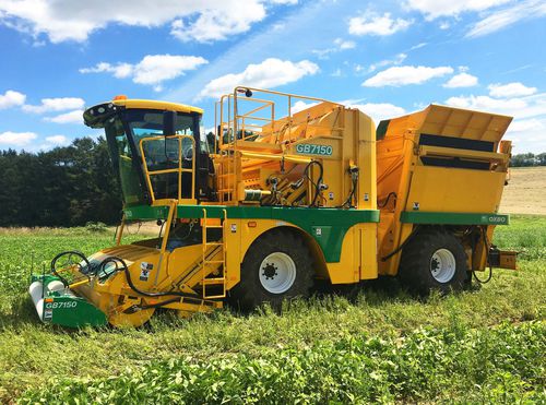 Green beans harvester machine - GB7150 - Oxbo International Corporation ...