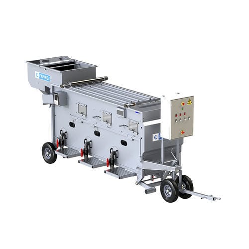 2-channel fish grader - Heliovision - Faivre Sarl - stainless steel ...