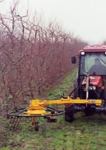 Rotary rake - GIRORAMI G 140 A.I. - Abimac Srl - vineyard