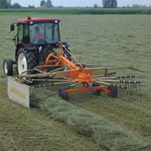 Rotary rake - BORELLO 4.4 S - Abimac Srl - side delivery / single-rotor