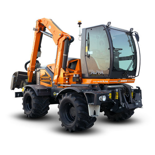 Self-propelled reach mower - ILF Alpha - Energreen - flail / forestry ...