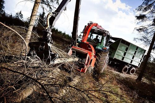 Mounted wood chipper - TP 400 COMPACT K - FSI-Franskan - diesel / with ...