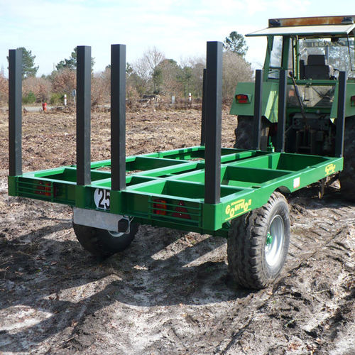 Dolly trailer - MDG Series - Gourdon - 2-axle / single-axle / forestry