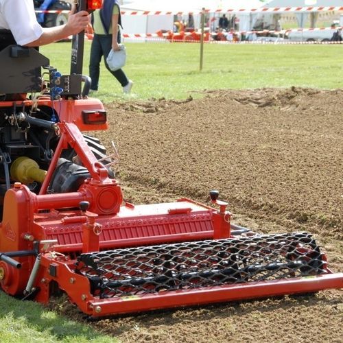Mini tractor stone burier - STONY 90 - Rotadairon - with roller