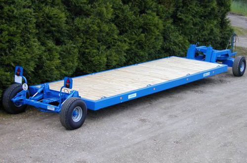 Flatbed trailer - Bonnel - 2-axle / agricultural / 7 ton