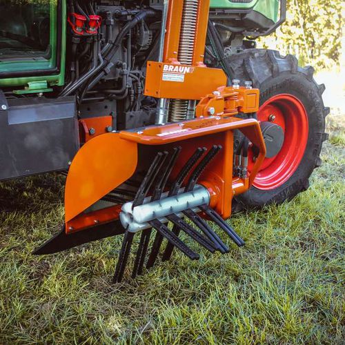 Mechanical deleafer - W1/W2 - Braun - 1-row