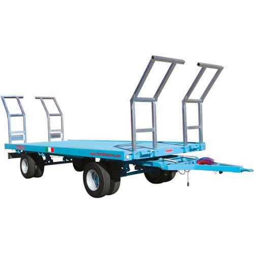 Flatbed trailer - TC12P - Crosetto srl - semi-mounted / 2-axle ...