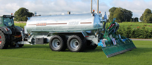 Tandem axle slurry tanker - Cross Agricultural Engineering - towed