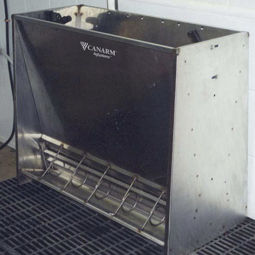 Pig trough - Canarm AgSystems - steel / stainless steel / multi-access