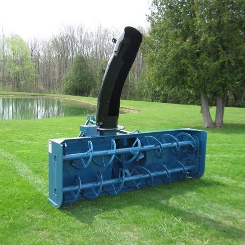 Mounted snow blower - D series - LuckNow Products - 2-auger