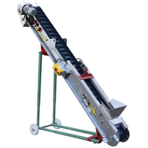 Nuts conveyor - ELO - AMB Rousset - belt / mobile / inclined