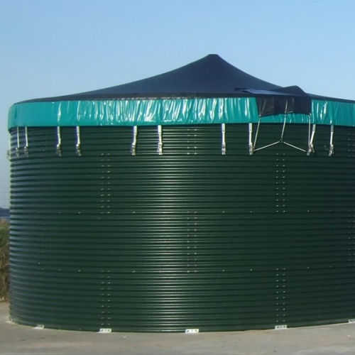 Silo tensioned cover - Genaroof® - Genap - permeable / anti-algae ...