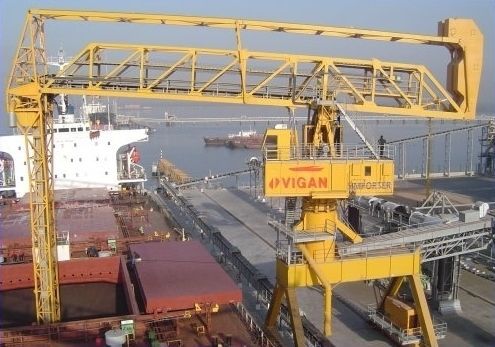 Ship unloader - SIMPORTER - Vigan - bulk materials / pneumatic