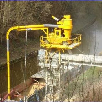 Hopper unloader - 120 - Vigan - for ship / bulk materials / with wheels