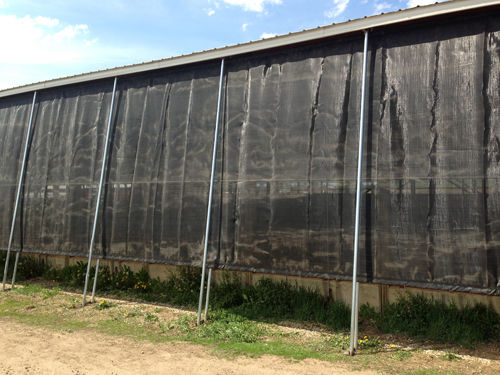 Shade netting - J&D Manufacturing - polypropylene / for farm buildings