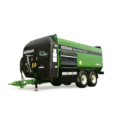 Paddle mixing wagon - MechFiber365+ - KEENAN - horizontal / towed / side discharge