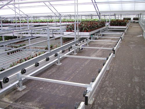 Container conveyor - A-track - Logiqs BV - roller