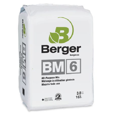 Peat growing medium - BM 6 - Berger - perlite / bagged / coarse