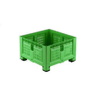 Perforated crate - 1558 F - CAPP-PLAST Srl - storage / transport