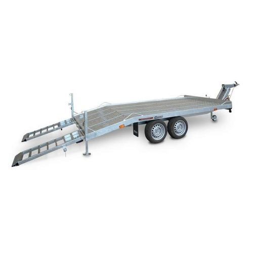 Flatbed trailer - TM35V - CRESCI RIMORCHI Srl - tandem axle / agricultural